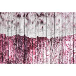 ARCHITECTS PAPER Fototapete »Atelier 47 Beachboard 1« Holz glatt Vlies, Wand, Schräge, Decke rosa/lila/weiß B/L: 4 m m x 2,7 m m