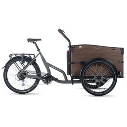 Adore »Urban Deluxe« 7 Gang Shimano Acera Schaltwerk Kettenschaltung Heckmotor 250 W ABUS Shield 5650 Rahmenschloss Grau+grau