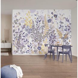 Komar Fototapete »Digitaldruck Vlies - Bloomique - Größe 400 x 250 cm« bedruckt glatt Wohnzimmer, Schlafzimmer Lila