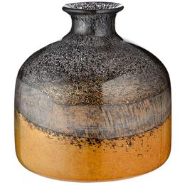 CASABLANCA BY GILDE Tischvase »Honduras, Dekovase« Vase aus durchgefärbtem Glas, Höhe ca. 21 cm braun, schwarz