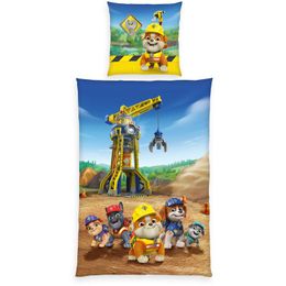 PAW PATROL Bettwäsche »Rubbel&Crew« 2 Stk. tlg. Wendebettwäsche bunt Obermaterial: 100% Baumwolle B/L: 135 cm x 200 cm