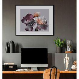 queence Bild »Vesna« 1 Stk. tlg. HD Premium Poster-Druck inkl. Holzrahmen Farbe Rahmen: schwarz + Farbe Bild(er): lila