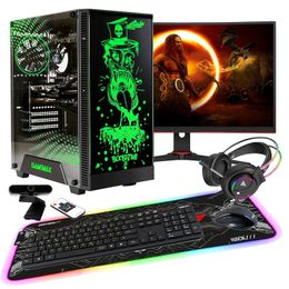 Hyrican PC-Komplettsystem 23, 6 ′′ Ryzen 5 Radeon Graphics 16 GB RAM 1.000 GB SSD Windows 11, inklusive 24" Monitor AOC C24G2AE/BK schwarz TFT: 59,9..