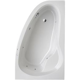 Ottofond Whirlpool-Badewanne »Loredana« Höhe 44 cm Seifenablage Typ 1, chrom weiß Wanne rechts