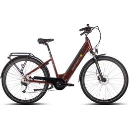 SAXONETTE &raquo;Deluxe Sport (Wave)&laquo; 9 Gang Shimano Alivio Schaltwerk Kettenschaltung Mittelmotor 250 W Pedelec, Elektrofahrrad f&uuml;r Damen u. Herren...