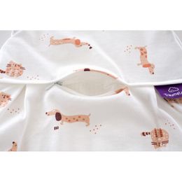 Träumeland TRÄUMELAND Babyschlafsack »Außenschlafsack LIEBMICH cats&dogs« bunt Bezug: 100% Baumwolle. Füllung: 70% Polyester, 30% Lyocell (TENCEL ) L: 106 cm