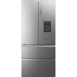 Haier French Door »HFW7819EWMP« 192, 5 cm hoch 83 cm breit 193 cm hoch, 83 cm breit, Nutzinhalt: 537 Liter, Cold Drink Tank edelstahl