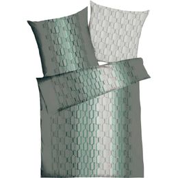 Kaeppel Bettw&auml;sche &raquo;Sienna&laquo; 2 Stk. tlg. smaragd Obermaterial: 100% Baumwolle B/L: 155 cm x 220 cm