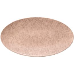 Seltmann Weiden Servierplatte &raquo;Life Fashion&laquo; Platte oval rosa Porzellan