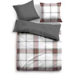 Tom Tailor HOME Wendebettwäsche »Marlies in Gr. 135x200 oder 155x220 cm« 2 Stk. tlg. Bettwäsche aus Baumwolle, karierte Bettwäsche mit Wendeoptik...