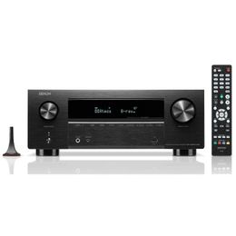 Denon AV-Receiver »AVR-X2800H DAB« 7.2 (Bluetooth LAN (Ethernet) WLAN Sprachsteuerung) mit DAB Schwarz Dolby Atmos und DTS:X