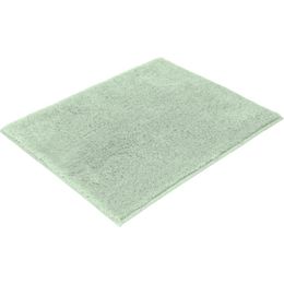 Vossen Badematte »»Timeless«« Höhe 20 mm fußbodenheizungsgeeignet soft green Obermaterial: 100% Polyacryl rechteckig (50 cm x 60 cm ) WC-Vorleger...