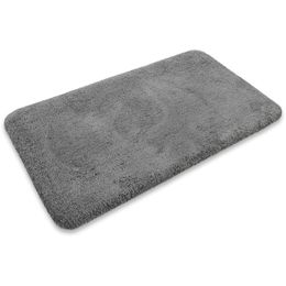 Badematte &raquo;Porto Azzurro&laquo; H&ouml;he 30 mm rutschhemmend beschichtet fu&szlig;bodenheizungsgeeignet schnell trocknend Badteppich, uni, rechteckig & rund, waschbar