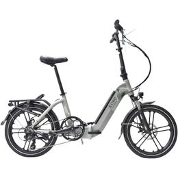 Llobe Damen Llobe &raquo;EasyStar Gala, 10Ah&laquo; 7 Gang Shimano Kettenschaltung Heckmotor 250 W Pedelec, Elektrofahrrad f&uuml;r Damen u. Herren grau