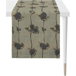 Apelt Tischläufer »Perla, LOFT STYLE, Jacquard« natur/anthrazit/beige Obermaterial: 75% Polyester, 25% Viskose B/L: 44 cm x 140 cm