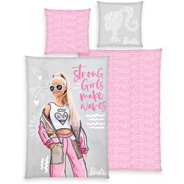Barbie Bettwäsche »« 2 Stk. tlg. Wendebettwäsche bunt Obermaterial: 100% Baumwolle B/L: 135 cm x 200 cm