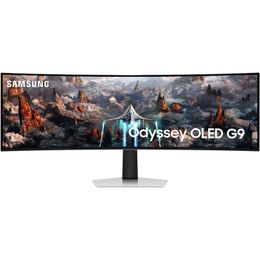 Samsung Curved-Gaming-OLED-Monitor »Odyssey OLED G9 S49CG934SU« 124 cm/49 ′′ 5120 x 1440 px Quad HD 0, 03 Reaktionszeit 240 Hz 0.03ms (G/G) silber...
