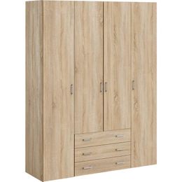 Inosign Kleiderschrank &raquo;Space Dreht&uuml;renschrank, Aufbewahrung Kasten Schrank Stauraum&laquo; Breite 78, 115,8 oder 154 cm, mit je 3 Schubk&auml;sten, innen 