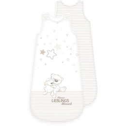 Baby Best Babyschlafsack &raquo;Lieblingsmensch&laquo; beige Bezug: 100% Baumwolle. F&uuml;llung: 100% Polyester