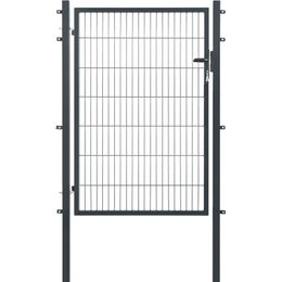 GARDEN 'N' MORE Zauneinzeltür »Einzeltor Premium« 143 cm hoch, anthrazit anthrazit