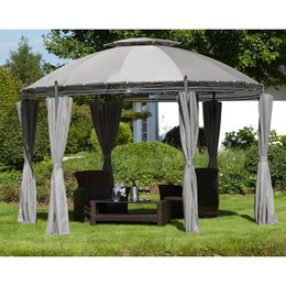 Konifera Pavillon &raquo;Tino&laquo; BxT: 350 x 350 cm grau