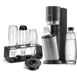 SodaStream Wassersprudler »»DUO« Upgrade + Zubehör« 1x Wassersprudler DUO Umsteiger (Titan) ohne CO2-Zylinder schwarz
