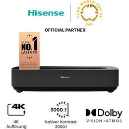 HISENSE Laser-TV »PL1SE« (2.100 lm 3840 x 2160 px) anthrazit Dolby Vision & Atmos: Tauchen Sie mitten ins Geschehen ein und lassen sich von...