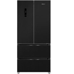 Bauknecht French Door KGDD NF 1820XLD BL &raquo;KGDD NF 1820XLD BL&laquo; 182, 3 cm hoch 83, 2 cm breit NoFrost, FreshShield schwarz