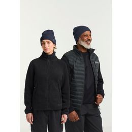Jack Wolfskin Beanie »RIB BEANIE« darknavy onesize onesize Klassische Rippstrickmütze