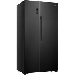 Gorenje Side-by-Side &raquo;NRS918EMB&laquo; 178, 6 cm hoch 91 cm breit schwarz