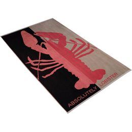 Vossen Strandtuch »Absolutely Lobster« schwarz Obermaterial: 100% Baumwolle B/L: 100 cmx180 cm