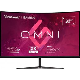 Viewsonic Curved-Gaming-Monitor »VX3218C-2K« 80 cm/32 ′′ 2560 x 1440 px QHD 1 Reaktionszeit 165 Hz 1500R Curved schwarz Neigbar, Curved, 100 x 100...