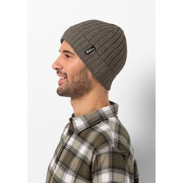 Jack Wolfskin Beanie »RIB KNIT BEANIE« cold-coffee onesize onesize Warme Strickmütze
