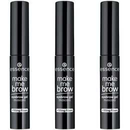 Essence Damen Augenbrauen-Gel &raquo;make me BROW eyebrow gel mascara&laquo; Mit winzigen Fasern, bietet Farbe und Volumen, nat&uuml;rlicher Look. schwarz