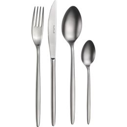 Pinti Inox PINTINOX Besteck-Set »Olivia Mystique« Optik sandgestrahlt silberfarben 0