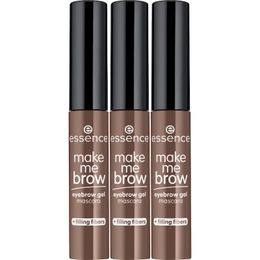 Essence Augenbrauen-Farbe »make me BROW eyebrow gel mascara« mit kleinen Fasern browny brows für schöne, definierte und volle augenbrauen