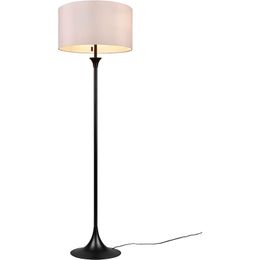 Trio LEUCHTEN Stehlampe »Sabia« E27 1 Stk. warmweiß - kaltweiß Stehleuchte 3 Helligkeits-Stufen exkl 3xE27 max 40W, 155cm hoch Ø45cm schwarz matt