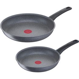 Tefal Pfannen-Set »Healthy Chef« Aluminium Set, je 1 Pfanne Ø 24 und 28 cm, 2 Stk. tlg. Mineralia+ Antihaftversiegelung, Thermo-Signal, Induktion Grau
