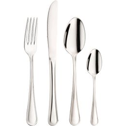 Pinti Inox PINTINOX Besteck-Set &raquo;DERBY&laquo; in moderner und zeitloser Formgebung chromfarben, silberfarben