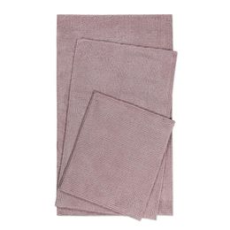 WECON HOME BASICS Badematte »Balu« Höhe 14 mm Chenille, waschbar, rutschfest, schnell trocknend, weich, Badteppich flieder 100% Polyester...