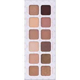 LUVIA COSMETICS Lidschatten-Palette »Forever Matt Shades Vol.1« Vegane Lidschatten-Palette nude Lidschatten-Palette mit 12 aufeinander abgestimmten...