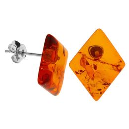 OSTSEE-SCHMUCK Paar Ohrstecker &raquo;Ohrstecker Ronja Ohrstecker Ronja&laquo; 18x15mm Sch&ouml;ne Ohrstecker mit 18 x 15 mm gro&szlig;en Bernsteinen