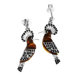 OSTSEE-SCHMUCK Paar Ohrh&auml;nger &raquo;Ohrh&auml;nger Vogel Ohrh&auml;nger Vogel&laquo; 30x10mm Aussergew&ouml;hnliche Ohrstecker
