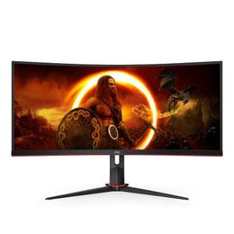 AOC Gaming-Monitor »CU34G2X/BK« 86, 4 cm/34 ′′ 3440 x 1440 px QHD+ 1 Reaktionszeit 144 Hz schwarz neig- ,schwenk-, höhenverstellbar, VESA...