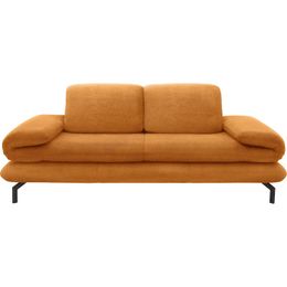 LOOKS by Wolfgang Joop 2-Sitzer »2-Sitzer-Sofa >>LOOKS XIII<<« Wahlweise mit Arm- und Kopfteilverstellung curcuma