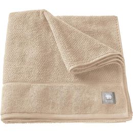 Musterring Badetuch &raquo;Solid&laquo; hautschmeichelnde Airtouch Qualit&auml;t beige Frottee, Baumwolle