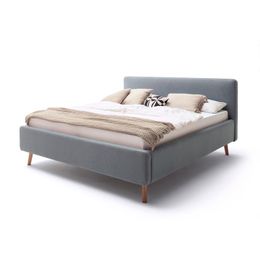 Meise Möbel MEISE.MÖBEL Polsterbett »Mattis« Topseller, wahlweise mit Bettkasten eisblau Liegefläche Länge Breite: 200 cm x 180 cm