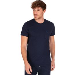 TRIGEMA T-Shirt »T-Shirt aus Biobaumwolle mit Brusttasche« 1 Stk. tlg. navy-C2C L L Passend: Oberteil und Hose
