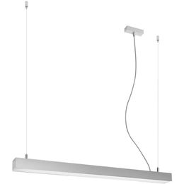 SOLLUX LIGHTING Hängeleuchte »PINNE« LED-Modul 1 Stk. Neutralweiß Slush -Einstellung Grau