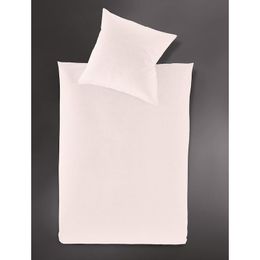 Irisette Bettwäsche »Lumen 8129« 2 Stk. tlg. hochwertig und traumhaft weich puder Obermaterial: 100% Baumwolle B/L: 155 cm x 200 cm